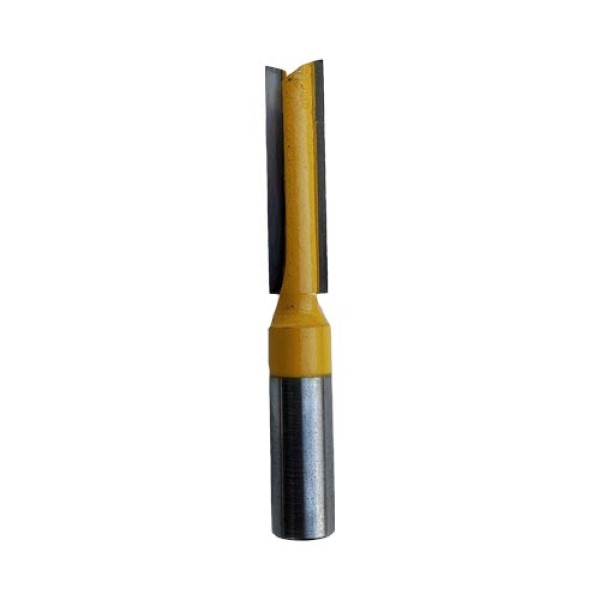 Broca Router Cortador Recto 2 Filos Vastago 1/2 Corte 1/2 Altura 2".
