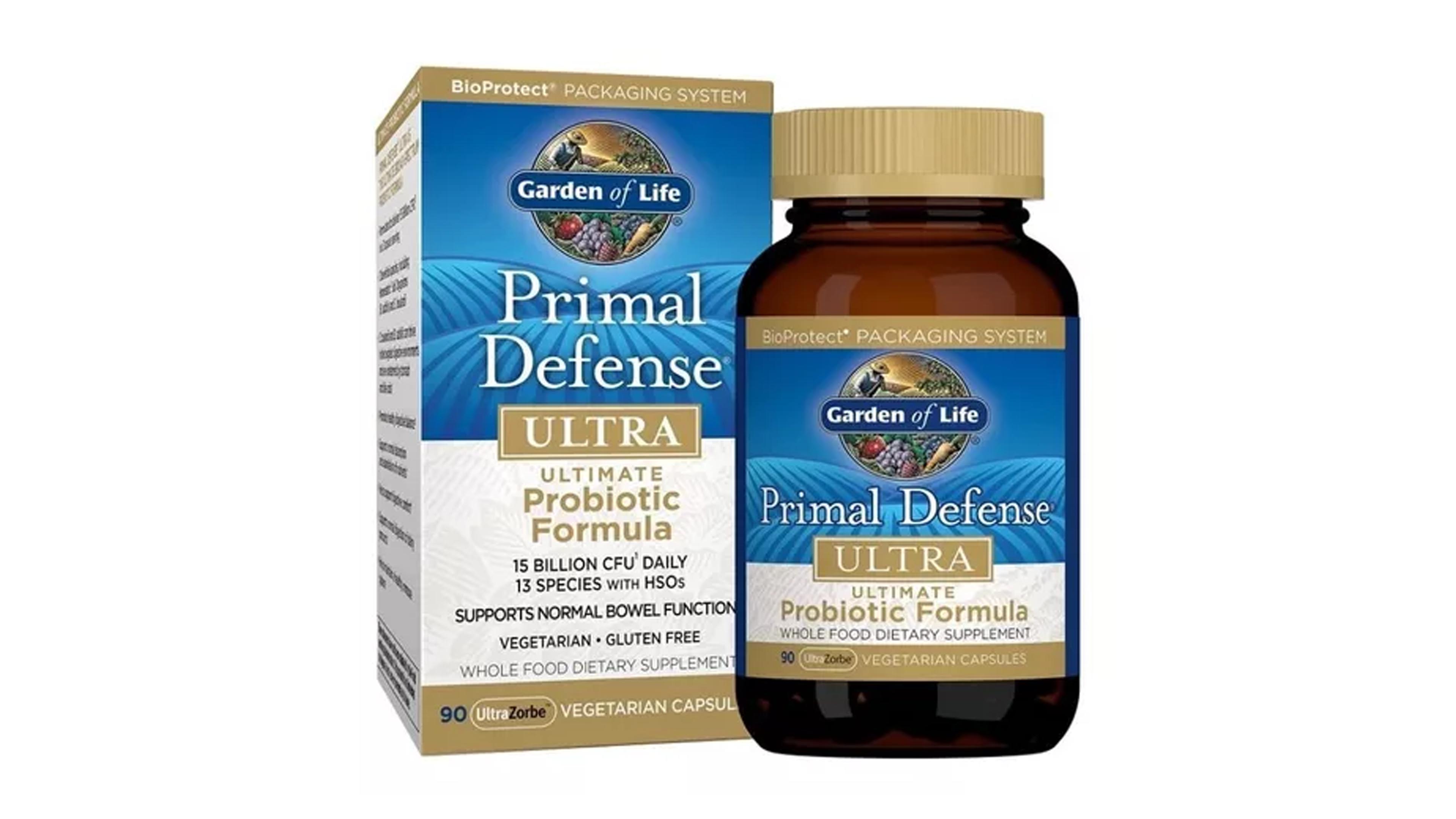 Probioticos Orgánicos Primal Defense Ultra Garden Of Life 90 Caps