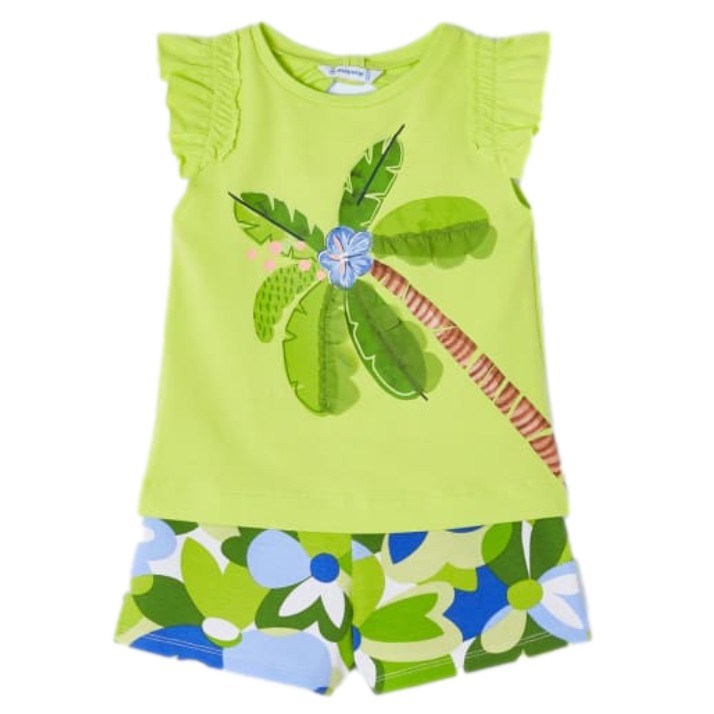 Conjunto 2 Pzs Algodón Niña Marca Mayoral Color Lima