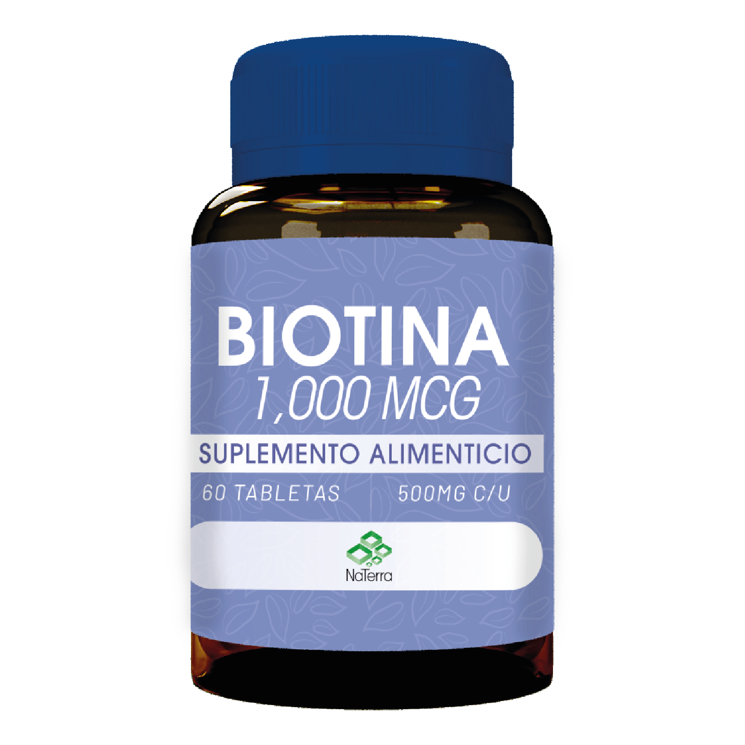 Biotina 1,000 NaTerra 60 Tabletas