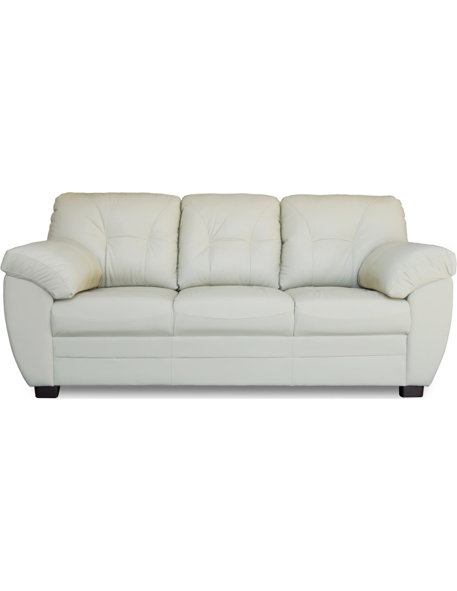 Sofá de piel Genuina Derby Color Marfil - ConfortoPiel.