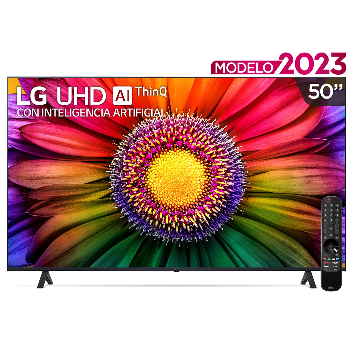 Pantalla LG 50" UHD AI ThinQ 4K SMART TV 50UR8750PSA