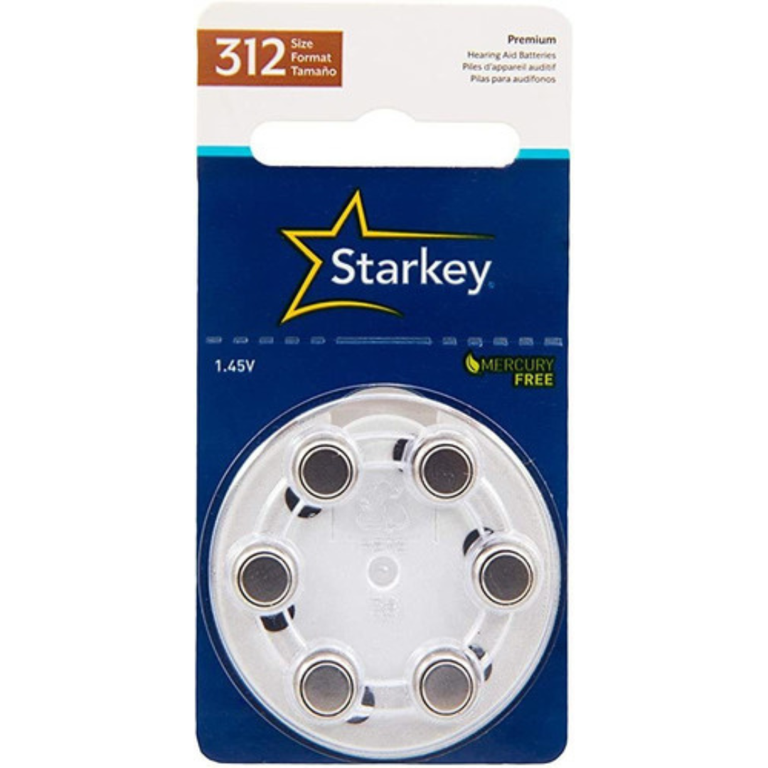 Batería Auditiva Starkey 312 Café con 6 unidades