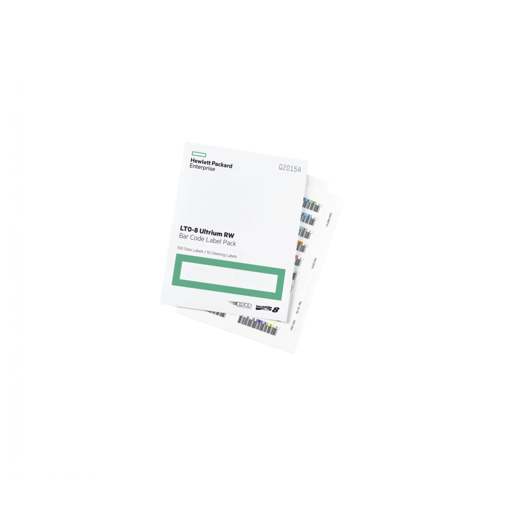 Etiquetas HPE LTO-8 Ultrium RW - Código de Barras