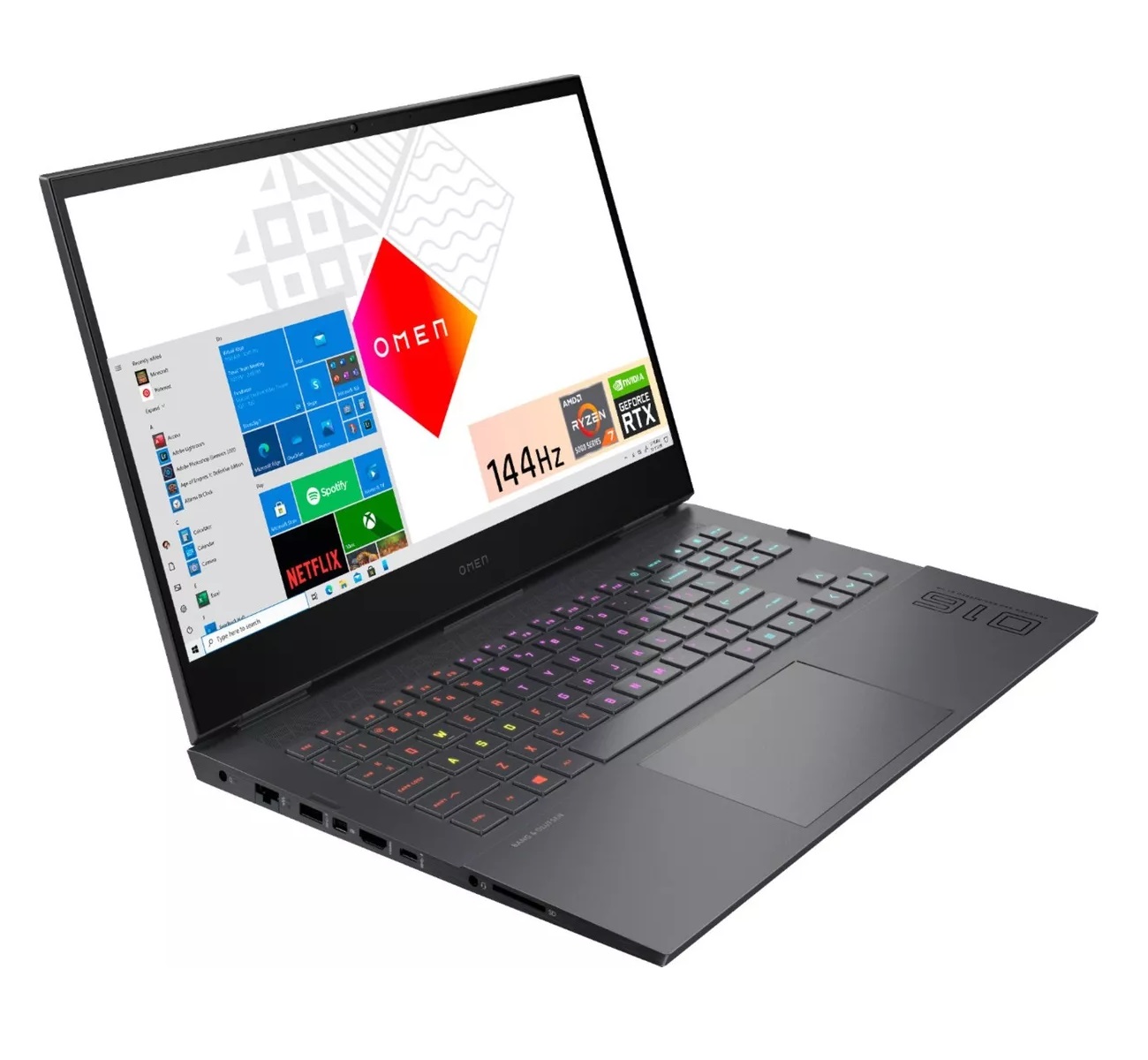 Laptop Gamer Hp Omen 16-c0011dx 16.1 Pulgadas Full HD IPS 144 Hz ...