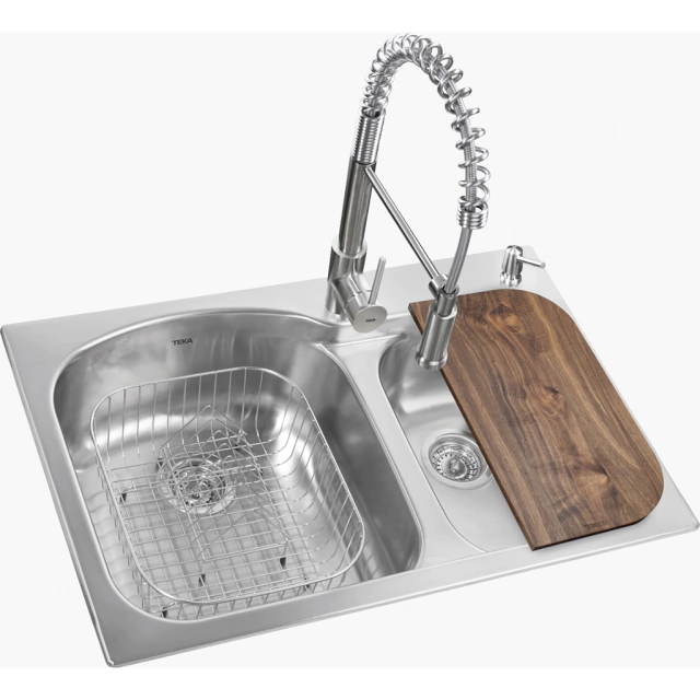 Llave Mezcladora Teka AMERICA PRO 805 Acabado Acero Niquelado