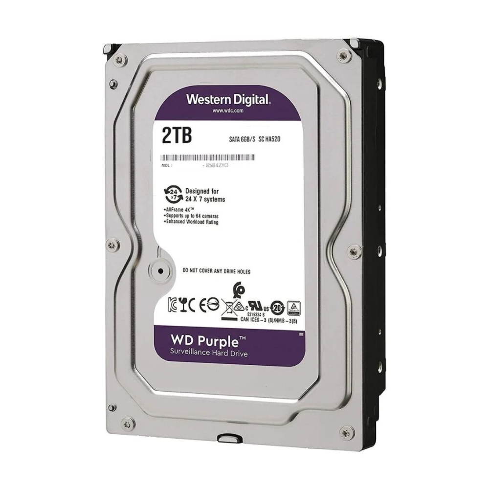 Disco Duro Interno Western Digital WD23PURZ 2TB 5400RPM SATAIII