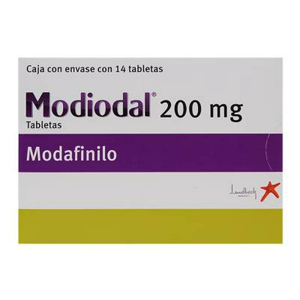 Modiodal 14 Tabletas Caja Modafinilo 200 MG