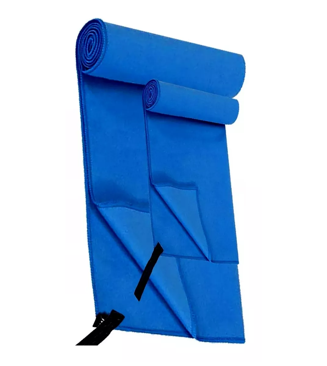 Toalla De Microfibra Secado Rápido Toalla Deportiva Para Gym Azul 2 PZS