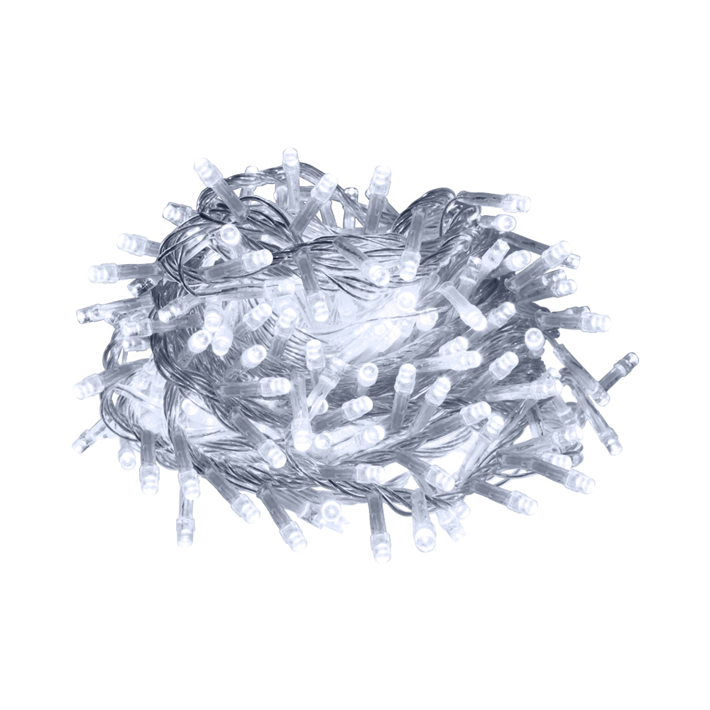 Serie Decorativa Luz Led Blanca Fría 600 Focos 8 Funciones Cable ...