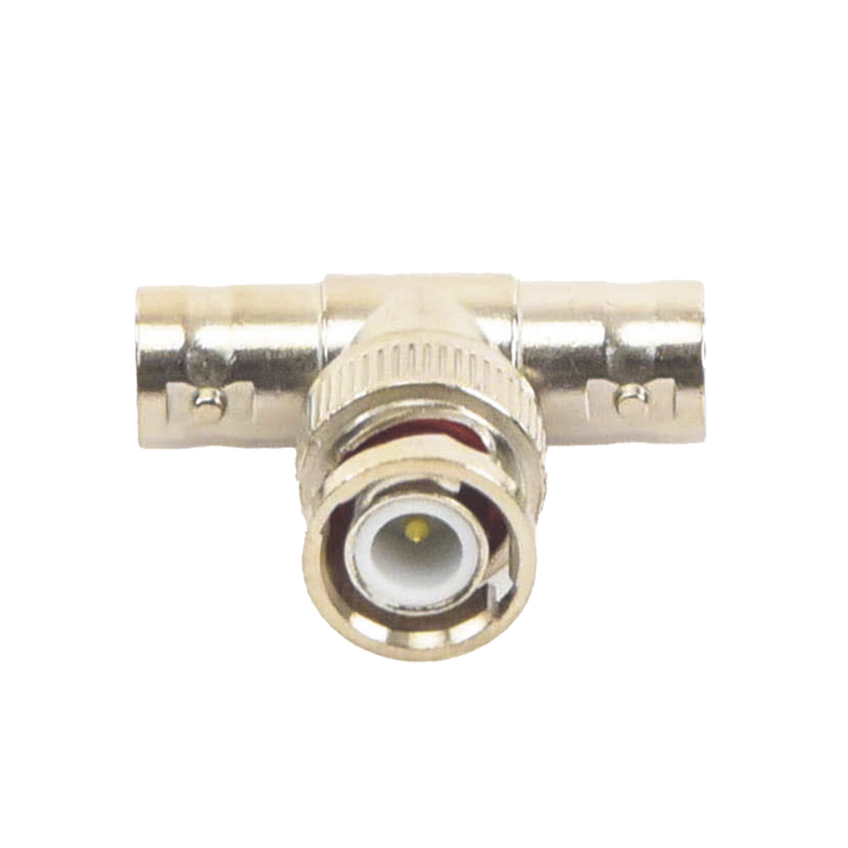 Conector Bnc Macho Tipo T A Doble Bnc Hembra Ttrg12