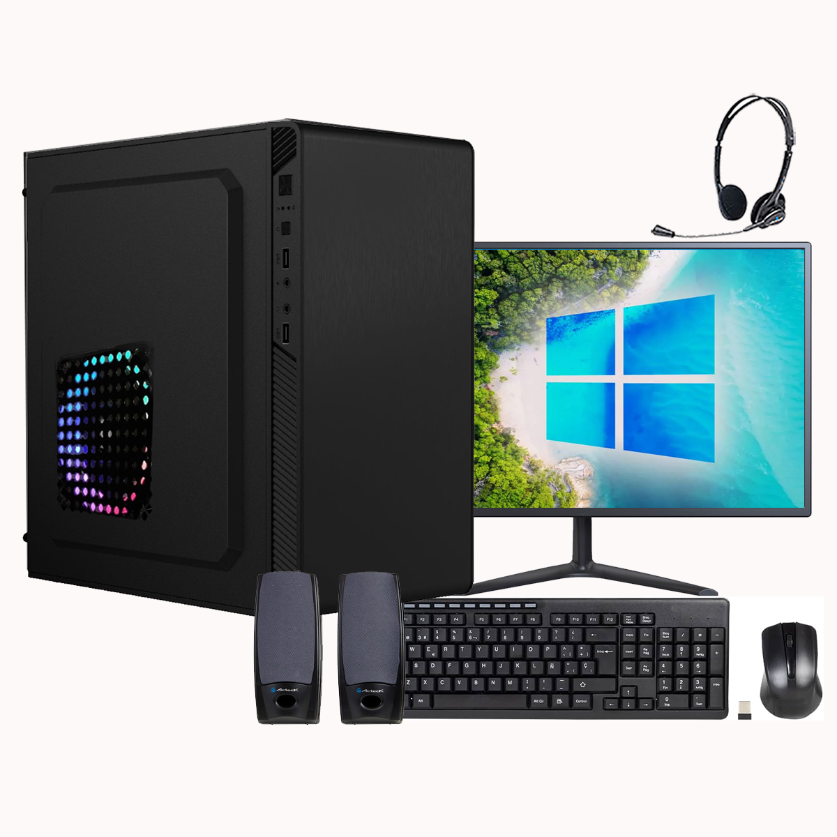 pc Computadora escuela rapida 8gb ram 960gb disco ssd adaptador wifi ...