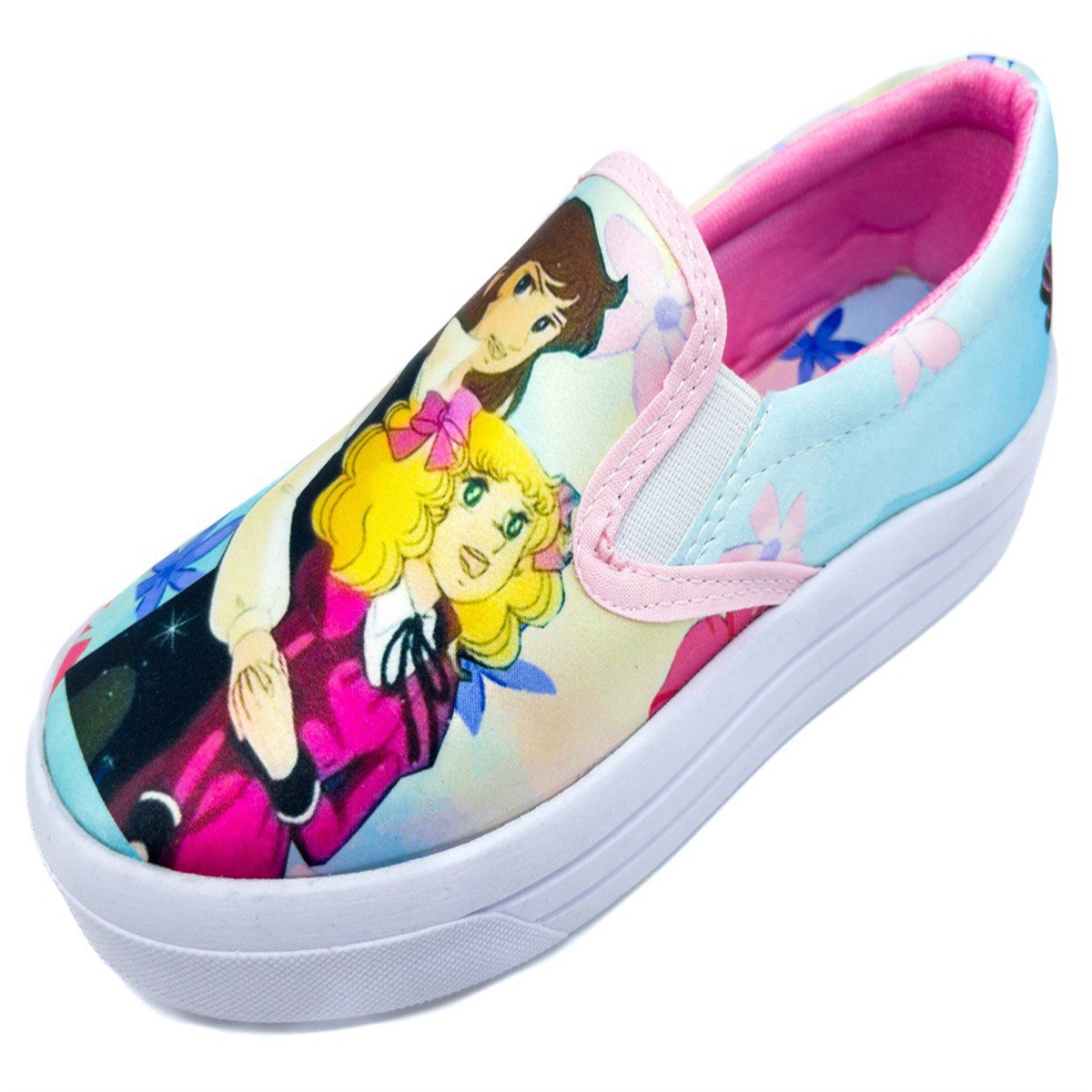Tenis Niñas Candy Candy Terrence Rosa Anime Manga 430-2-rcc.