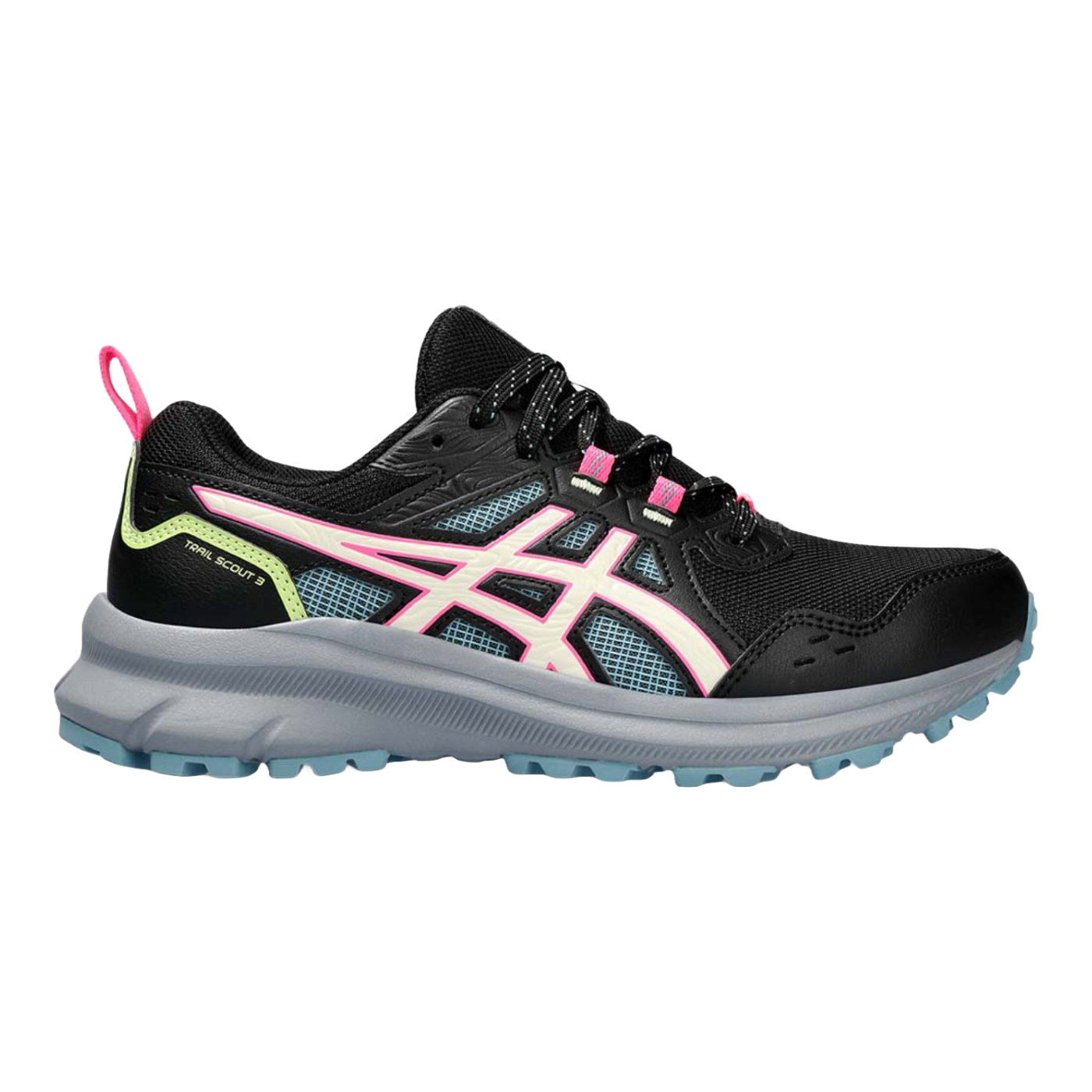 TENIS ASICS MUJER NEGRO ASICS TRAIL SCOUT 1012B516001.