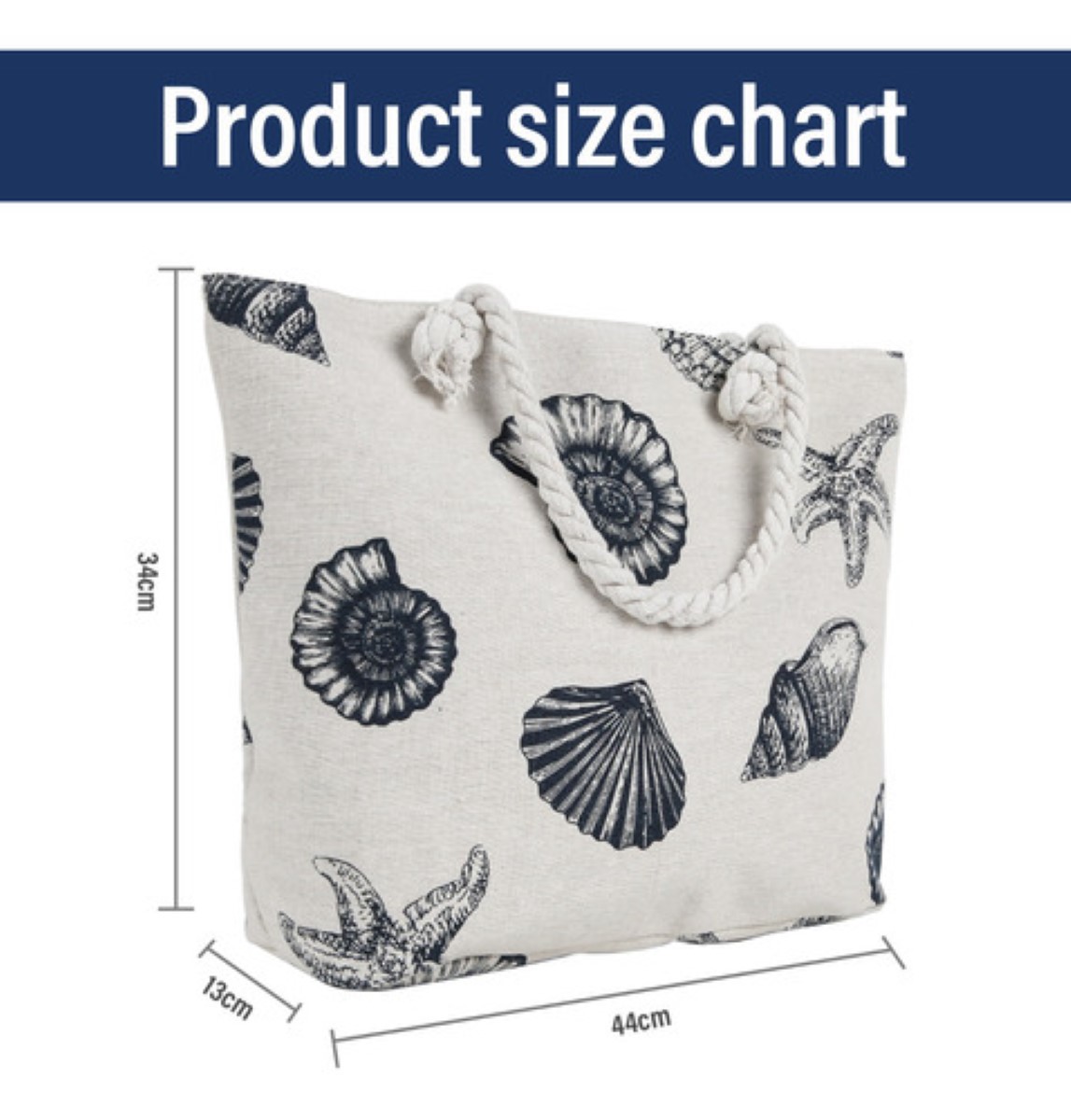 Bolsa Moda Tote Bag De Lona Impermeable Para Playa BLANCO.