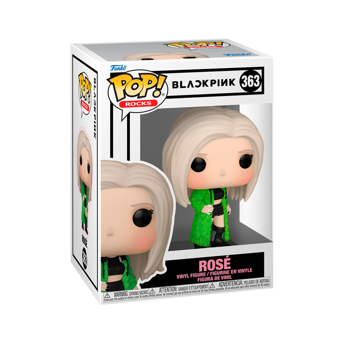 Funko Pop Rose #363 Shut Down Blackpink Rosanne Park K Pop Figura Original