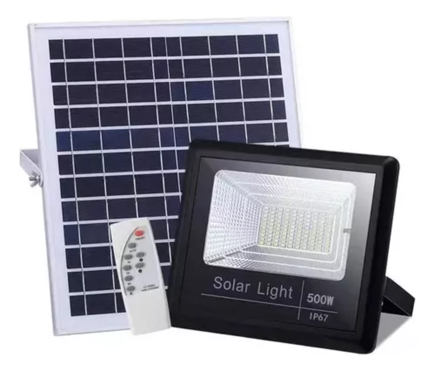 Lámpara Solar Recargable Impermeable,reflector Led De 500 W.