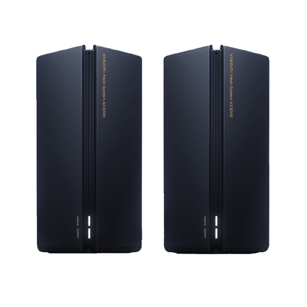 Router Xiaomi Mesh System AX3000 2-Pack Negro