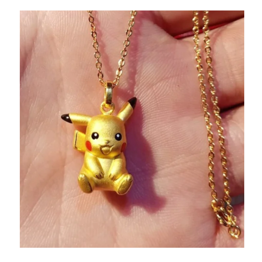 Collar Dije Pikachu Pokemon Alta Calidad