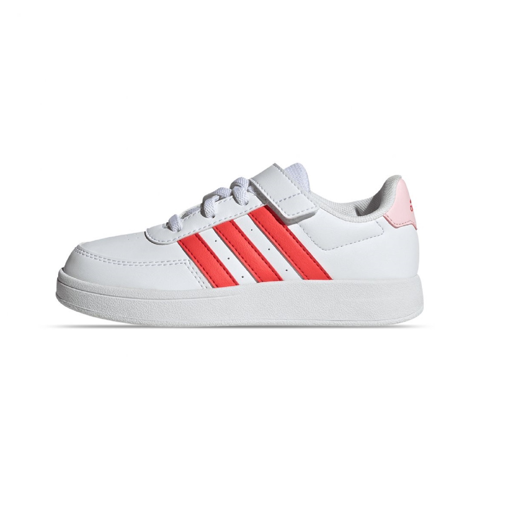 Tenis Adidas Breaknet 2.0 EL K Blanco/rojo niña.