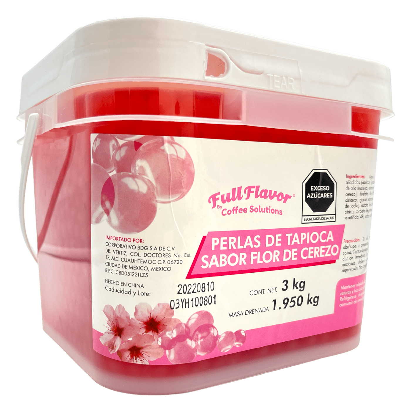 Popping /perlas Explosivas 3 Kg Soda Italiana Flor De Cerezo