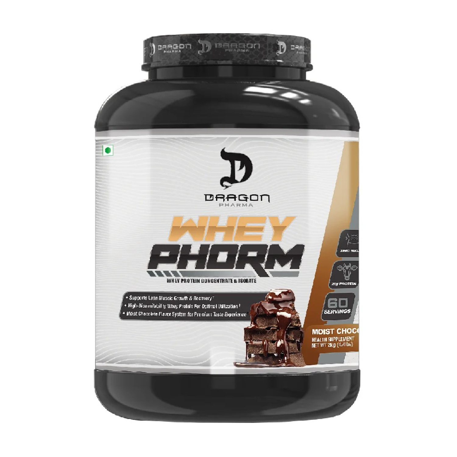 Proteina Dragon Whey Phorm 5lbs 65 Serv. . - Helado de Coco
