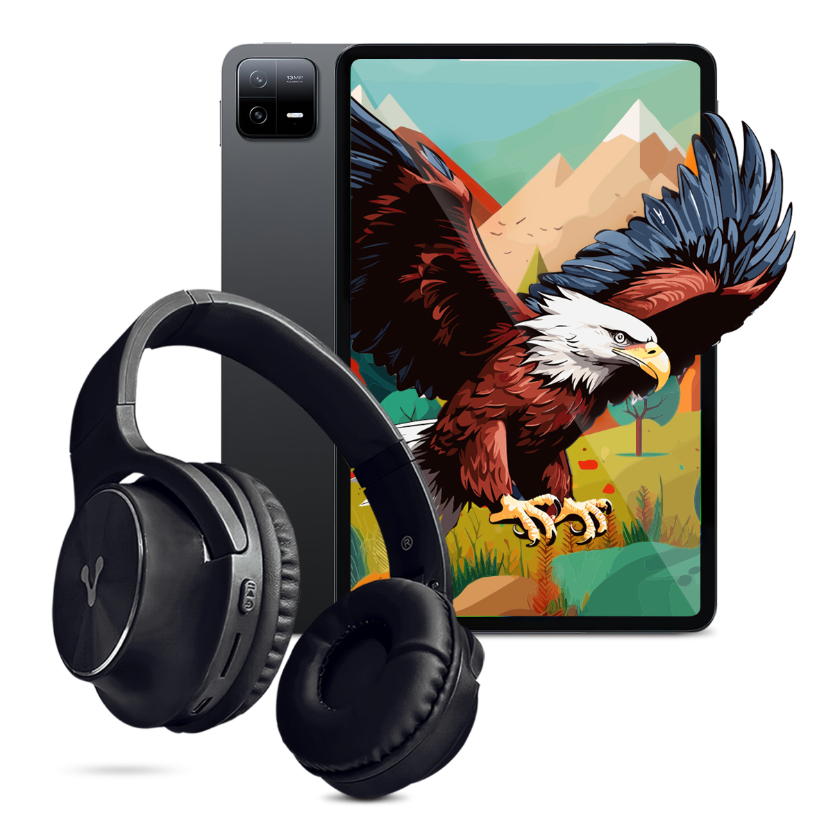 Combo Tablet Xiaomi Pad 6 8gb 256gb 11Pulg QHD 2K Gravity Gray + Audìfonos.