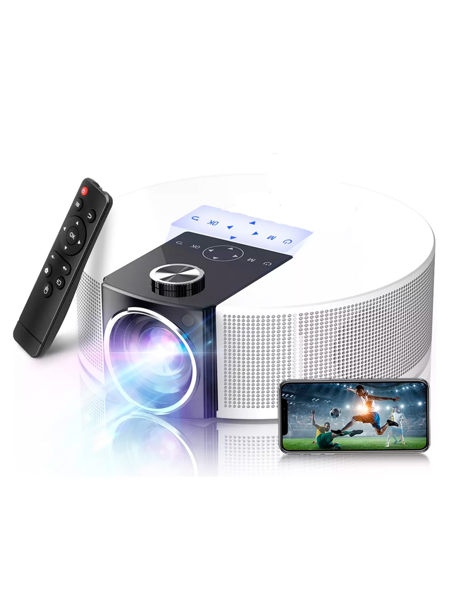 Proyector Petukita Box Q10 White con sistema Android Full Hd 12000 Lm