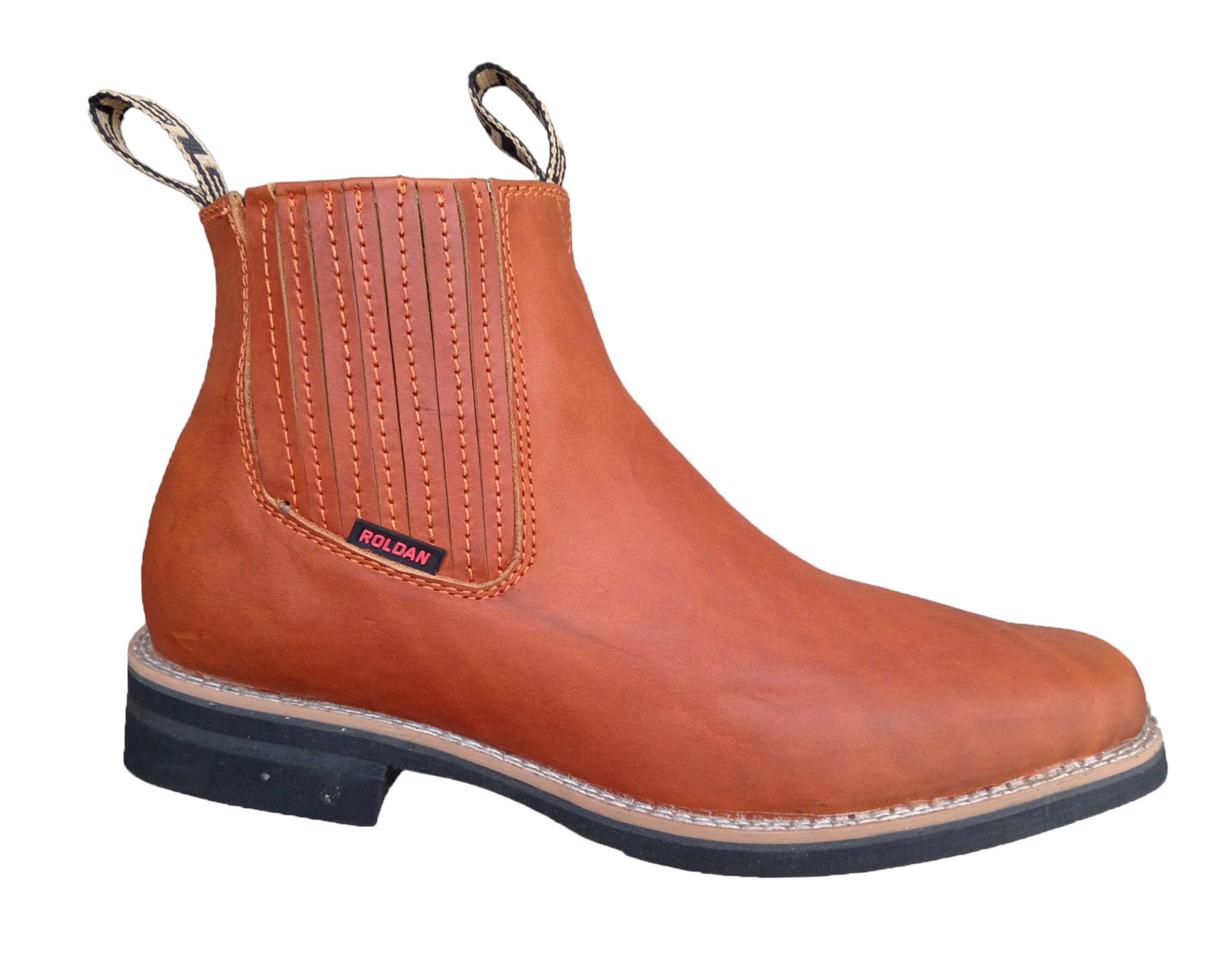 BOTIN RODEO ROLDAN BOOTS 100% PIEL.