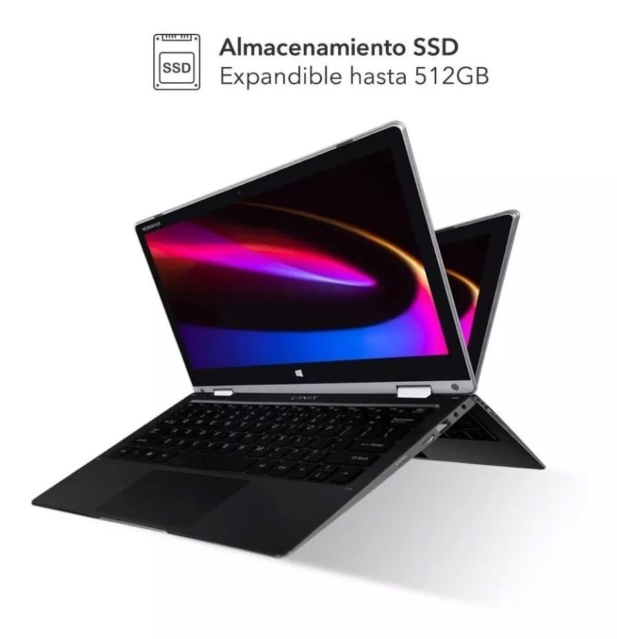 Mini Laptop Lanix Flex V10 4gb 128gb Ssd Windows Office
