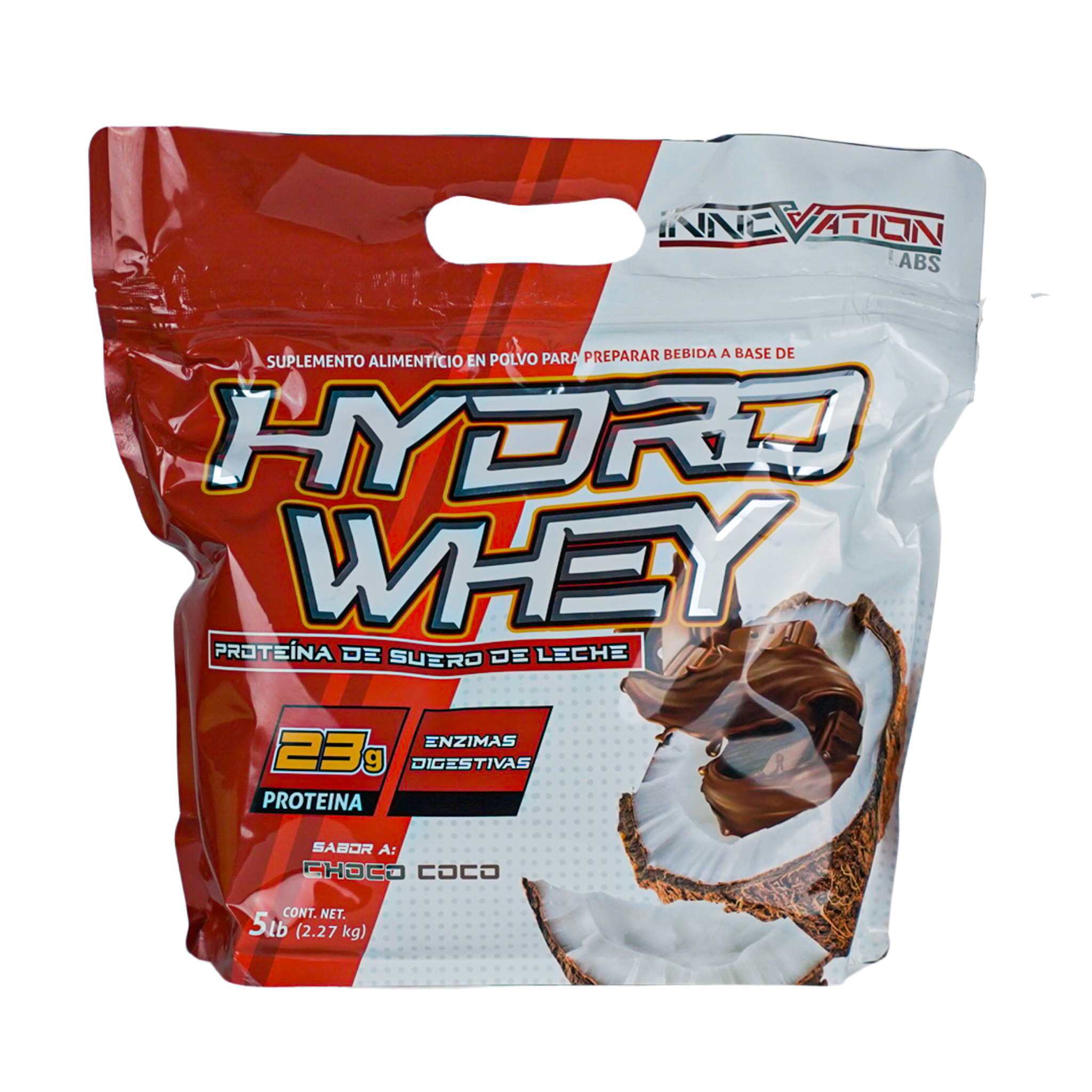 Hydro Whey, Innovation Labs, Sabor Choco Coco, Proteina de suero de leche