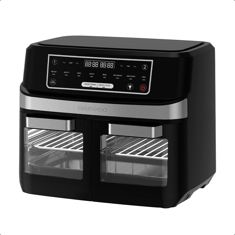 Daewoo Horno Freidora de aire multifuncional DI-5512-KDF con 2 ...