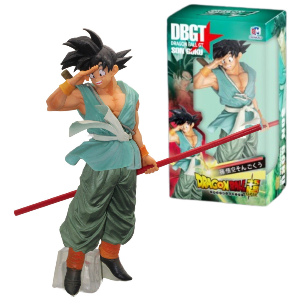 Figura Goku Báculo Mágico Sagrado Dragon Ball Z Gt 30cm.