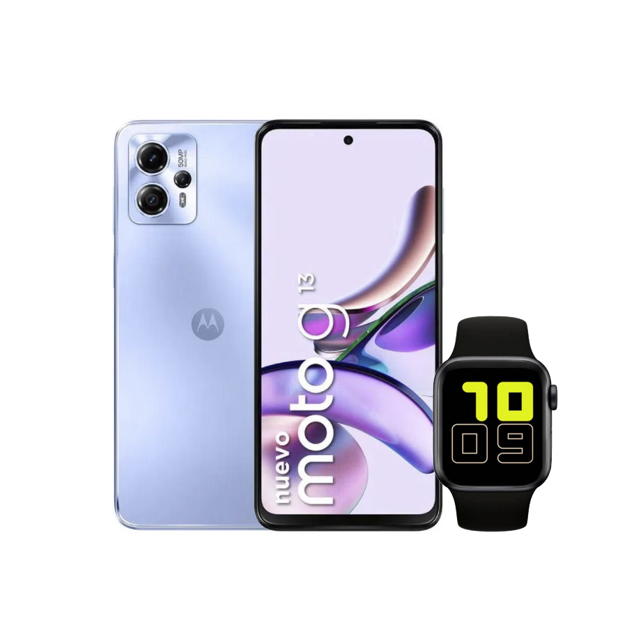 Motorola G13 4/128GB Azul+ Smartwatch T500