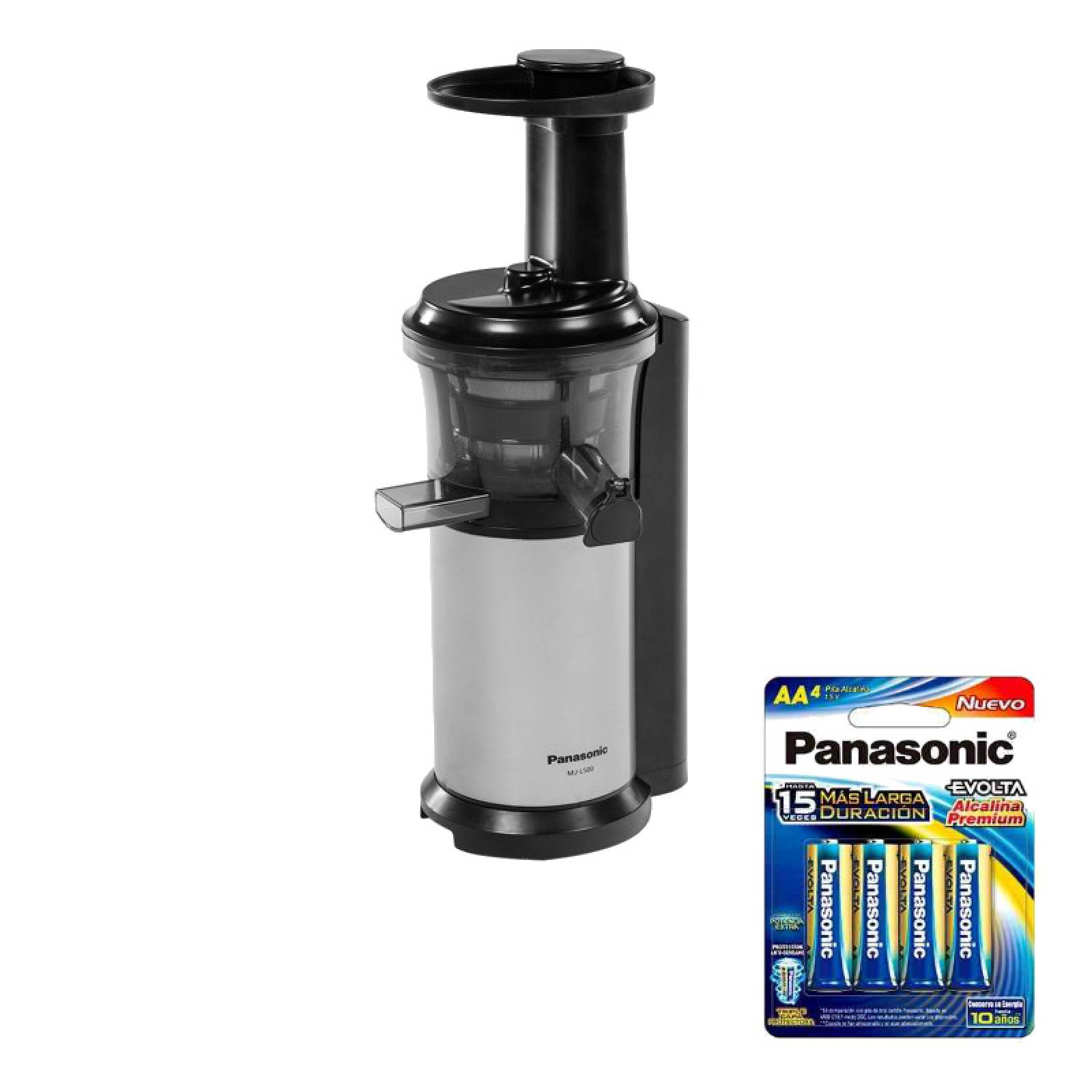 Extractor de Jugos Slow Juicer Panasonic MJ-L500SZA Negro