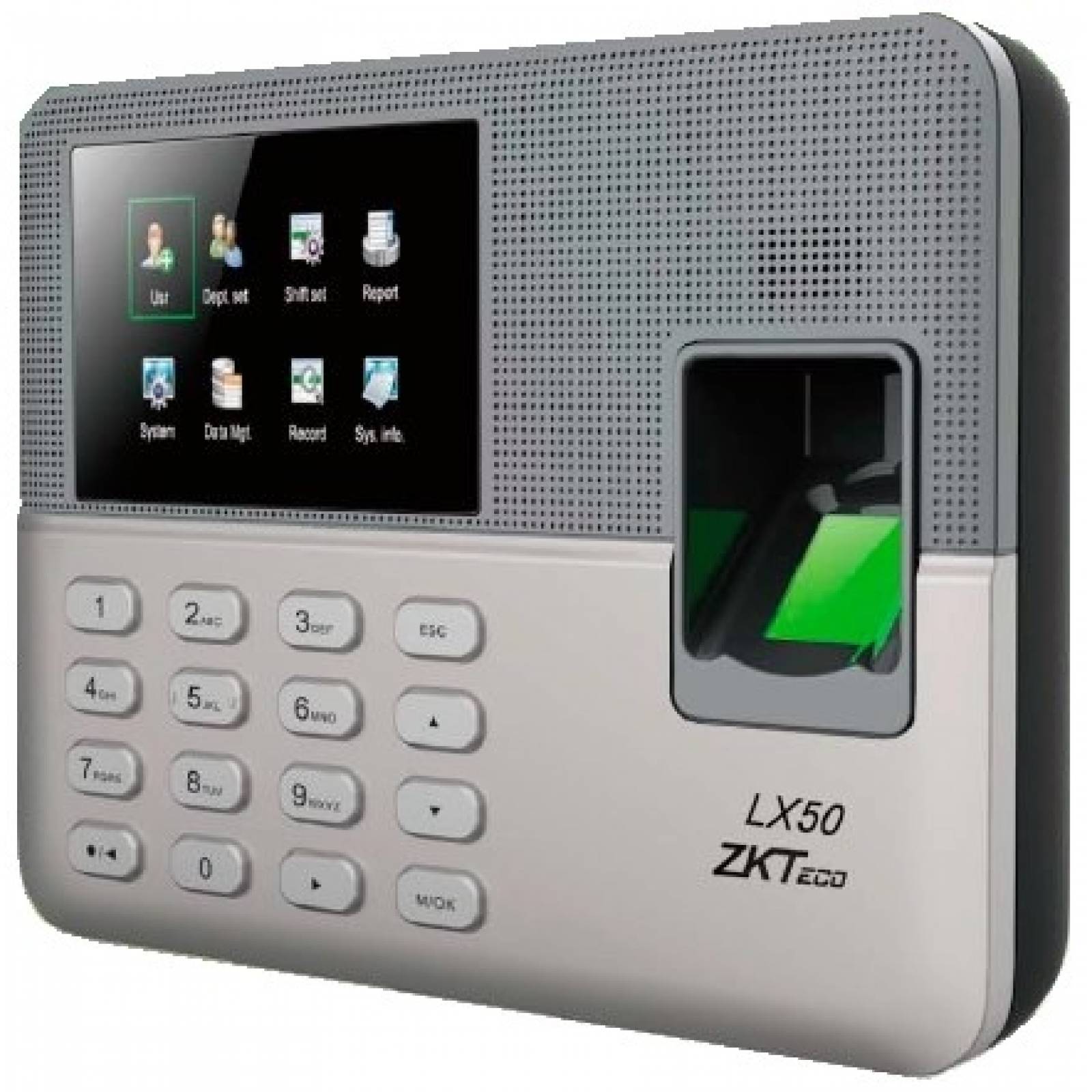 CONTROL DE ASISTENCIA LX50 USB MARCA ZKTECO/ ADMINISTRACION ARCHIVOS EN ...