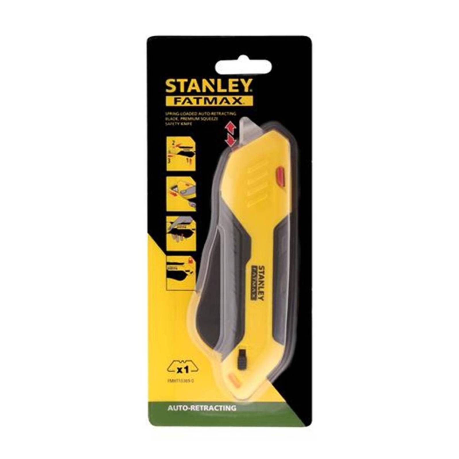 Navaja Cutter FatMax 6 13/64 In + Gatillo Squeeze Stanley