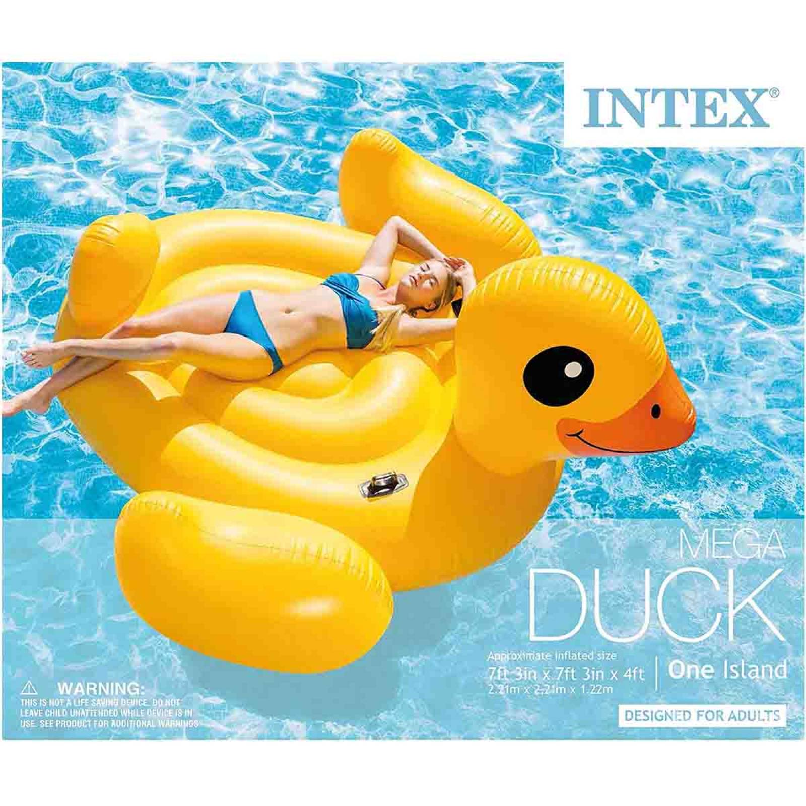 Pato Mega Amarillo Inflable Para Alberca 57286EU Intex