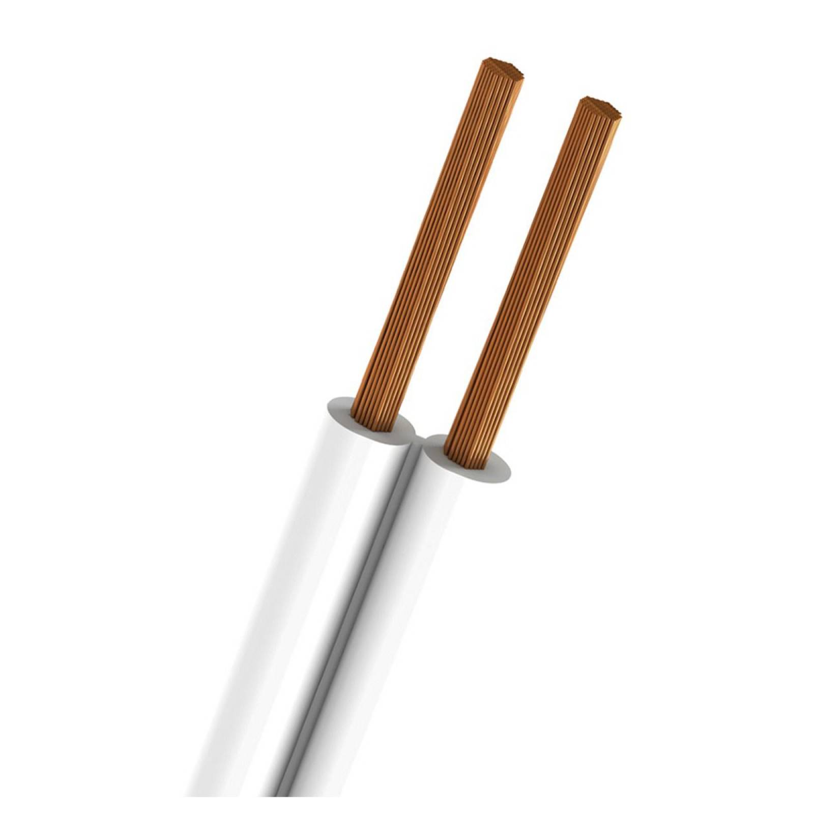 Cable Cordon Spt Conductores Paralelo Blanco 22Awg 100M Iusa