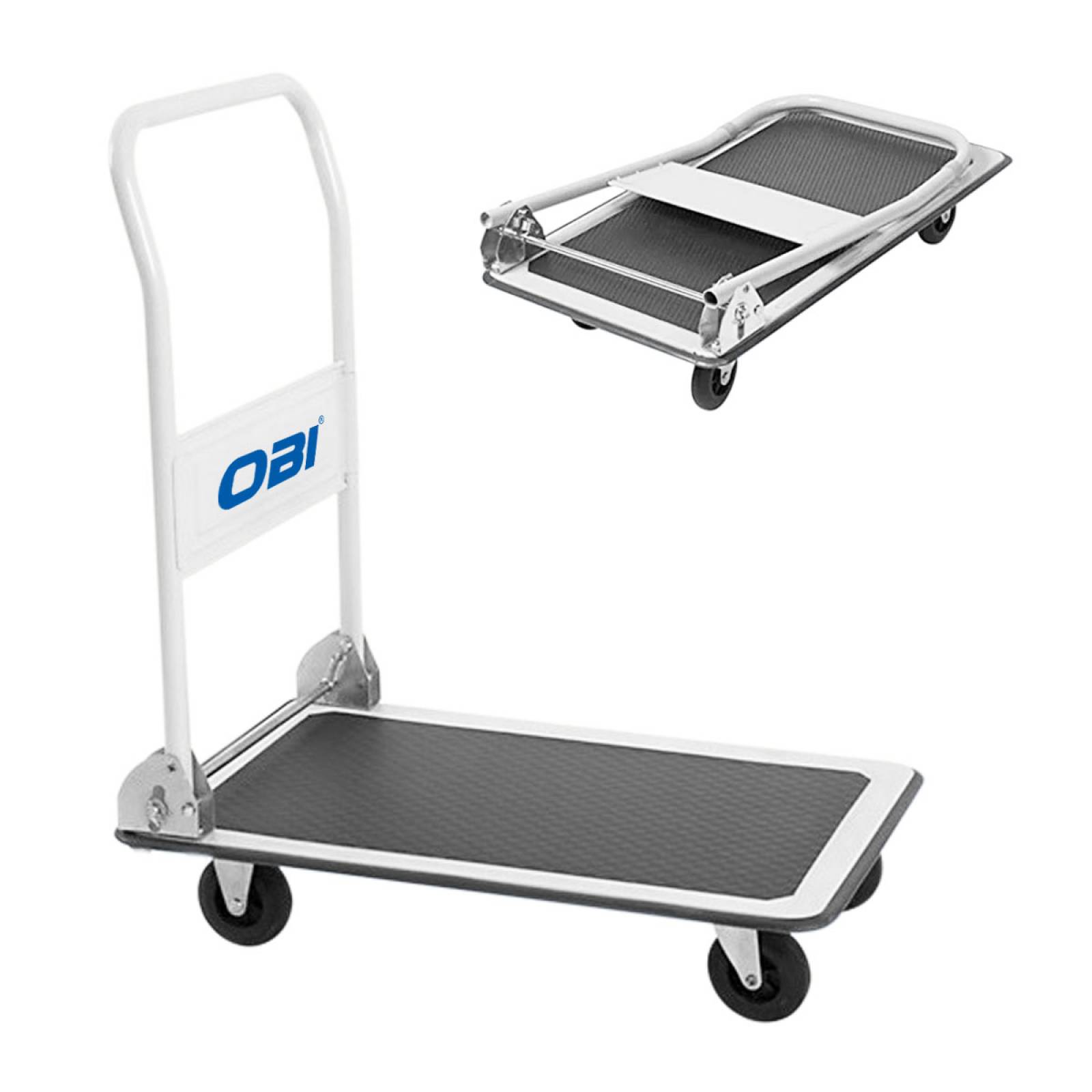 Carro Plataforma Transportador Plegable De Acero 150 Kg OBI