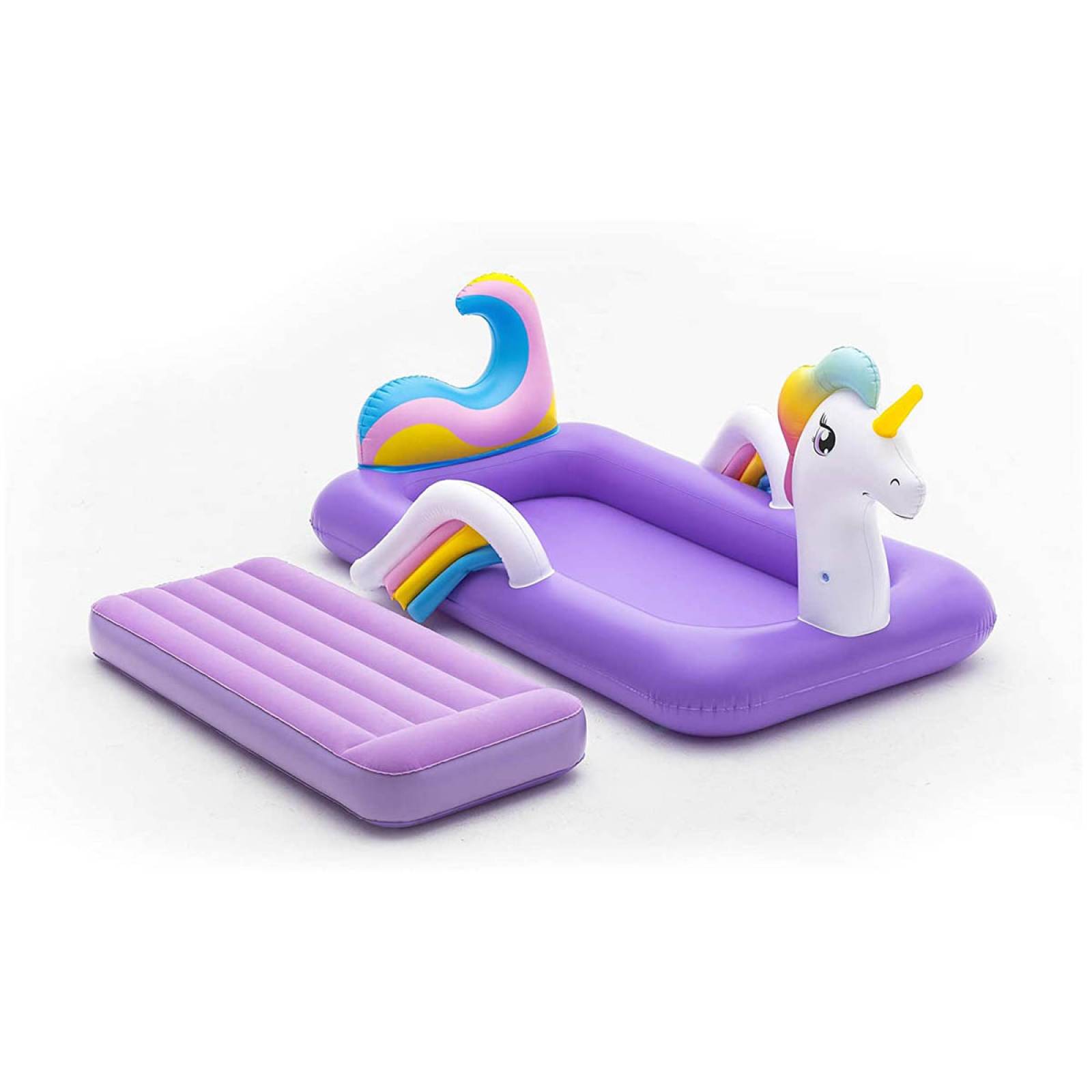 Colchon Cama Inflable Forma Unicornio De niños niñas Bestway