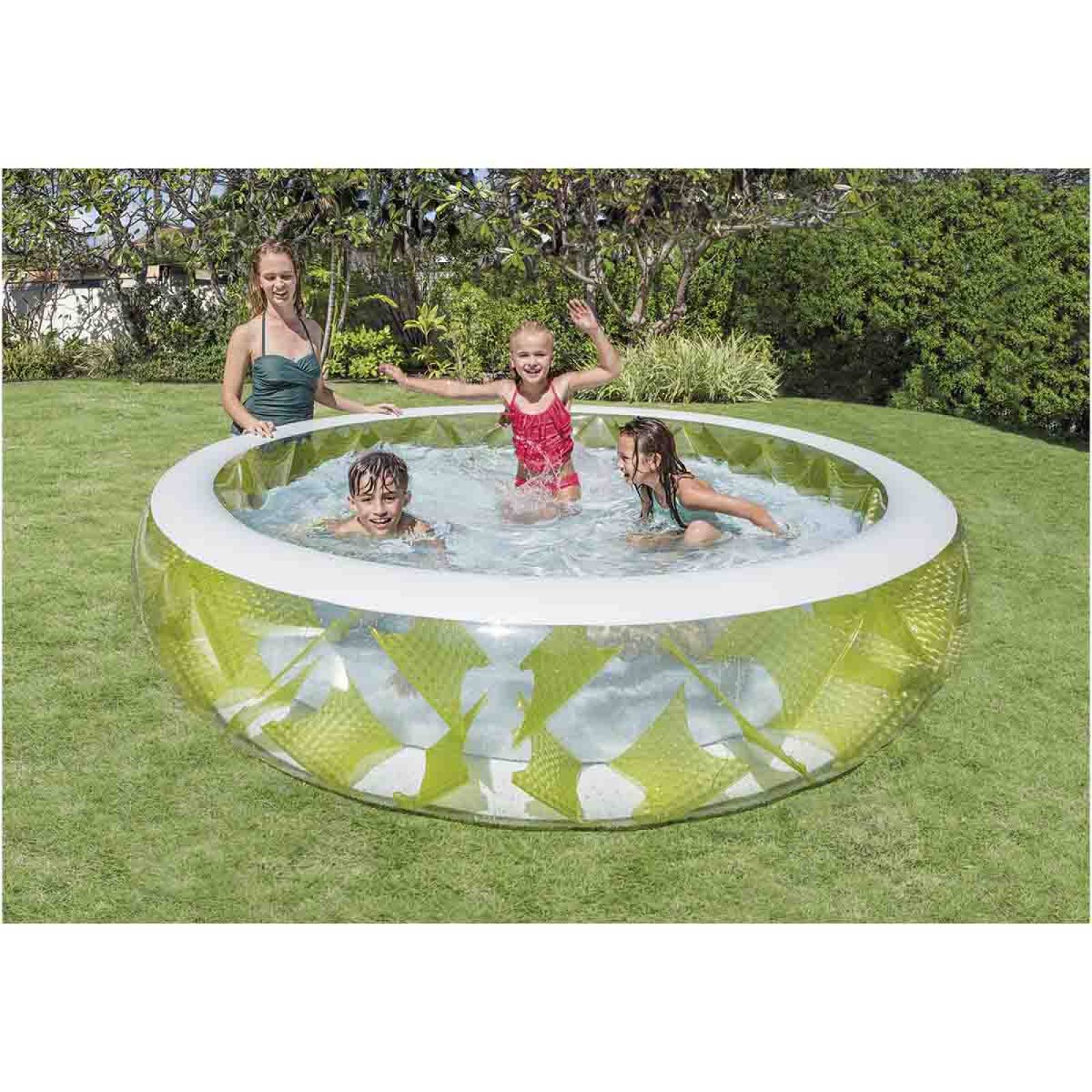 Alberca Piscina Circular Inflable Pinwheel Para Niños Intex