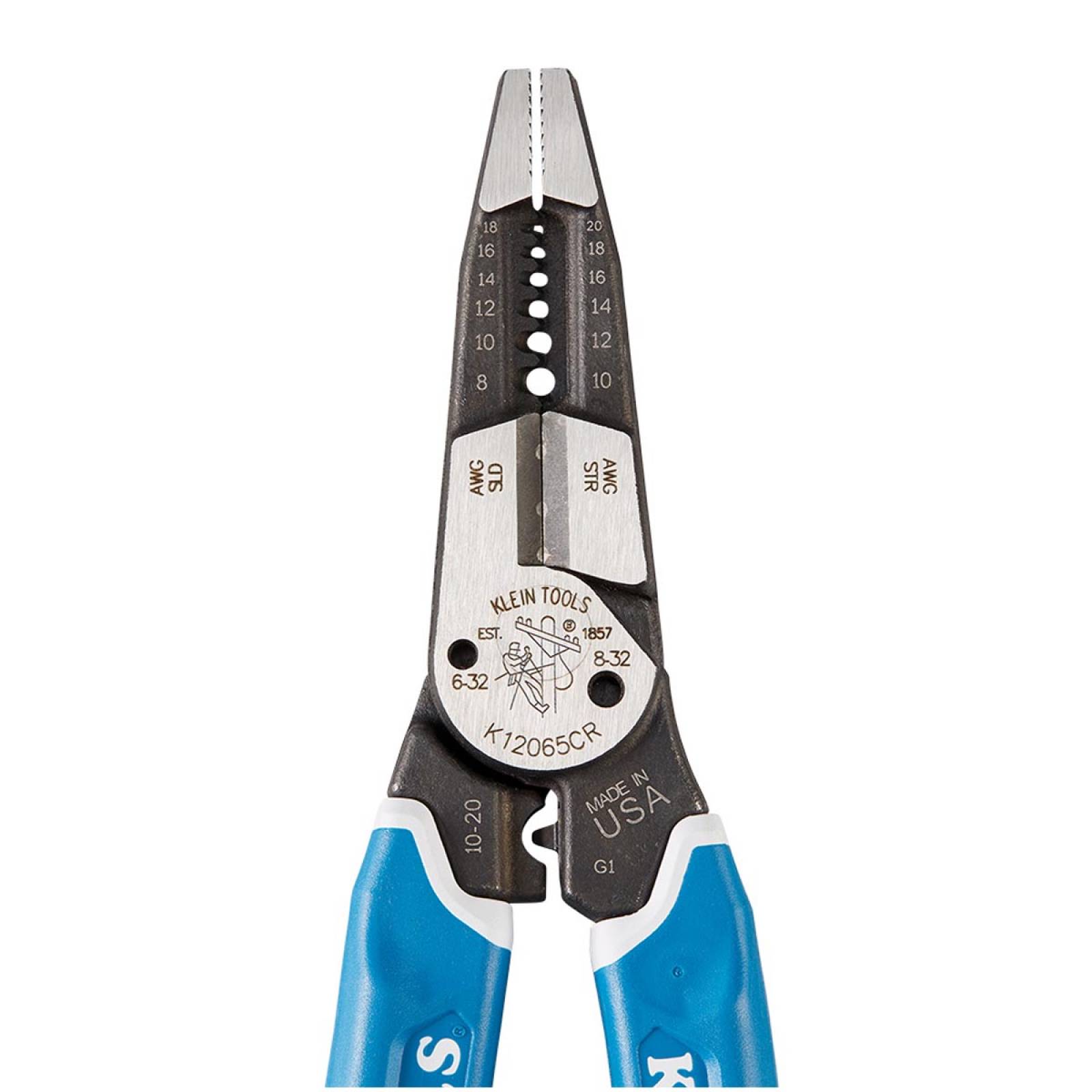 Pinza Pelacables Alta Resistencia Con Ponchadora Klein Tools