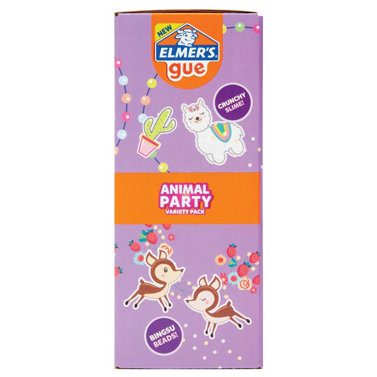 Slime Gue Elmers 236ml Brillos Kit Animal Party 2 Pzas Niñas
