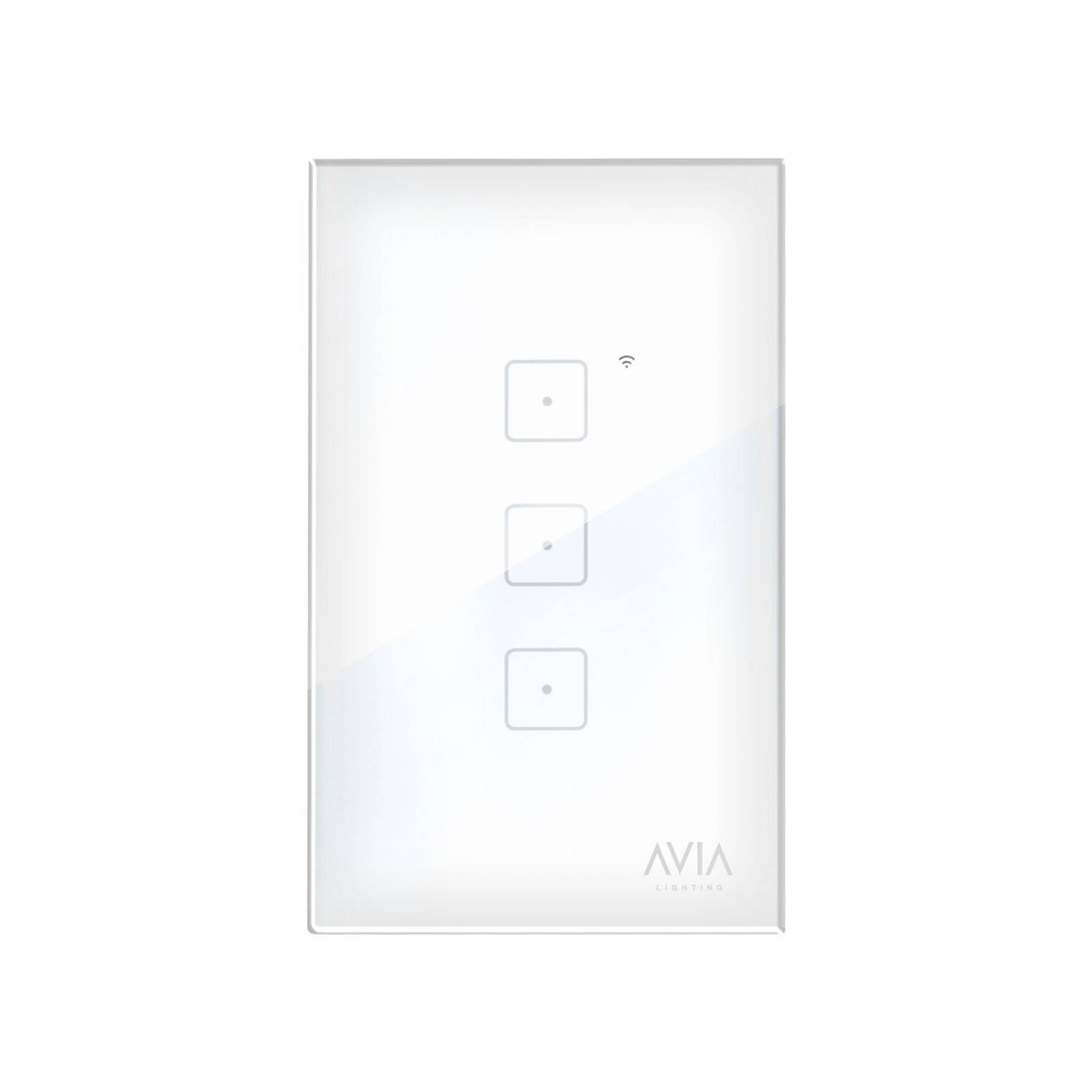 Apagador Inteligente Touch Tres Modulos Avia Smart Home Wifi
