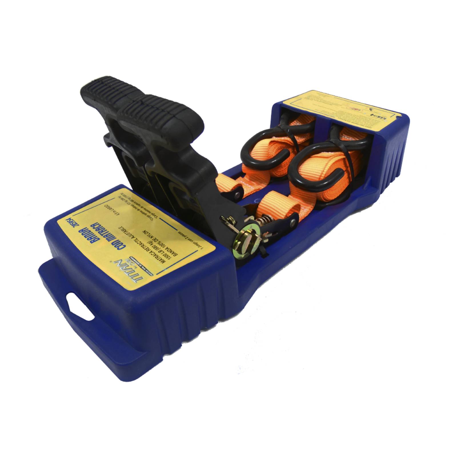 Banda Con Matraca 1 Pulgada Y 4,5 M. Juego 2 Piezas Titan