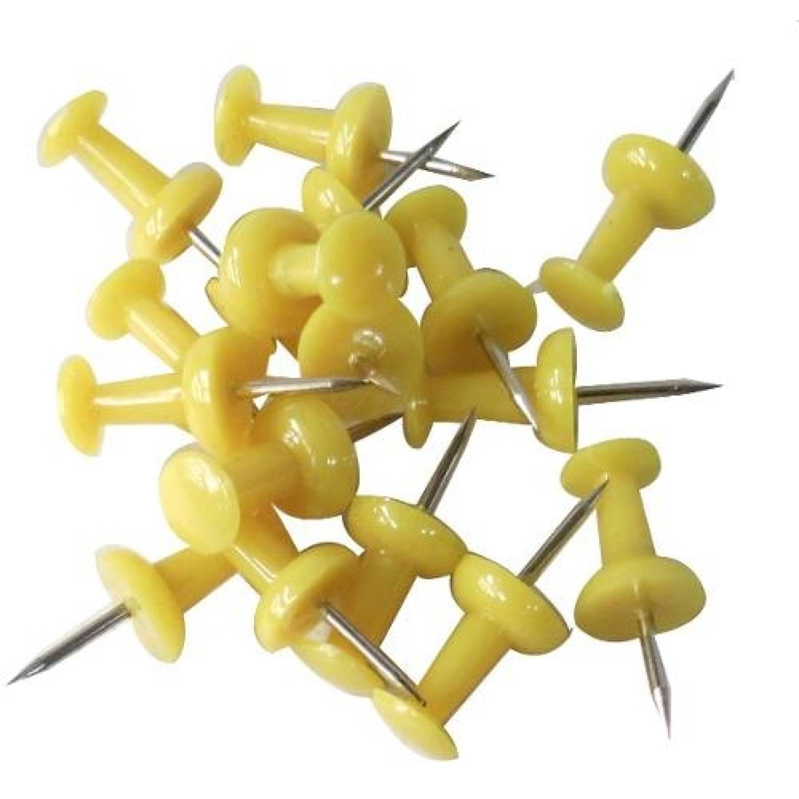 Pin o Tachuela Amarillo con 50 Piezas OBI