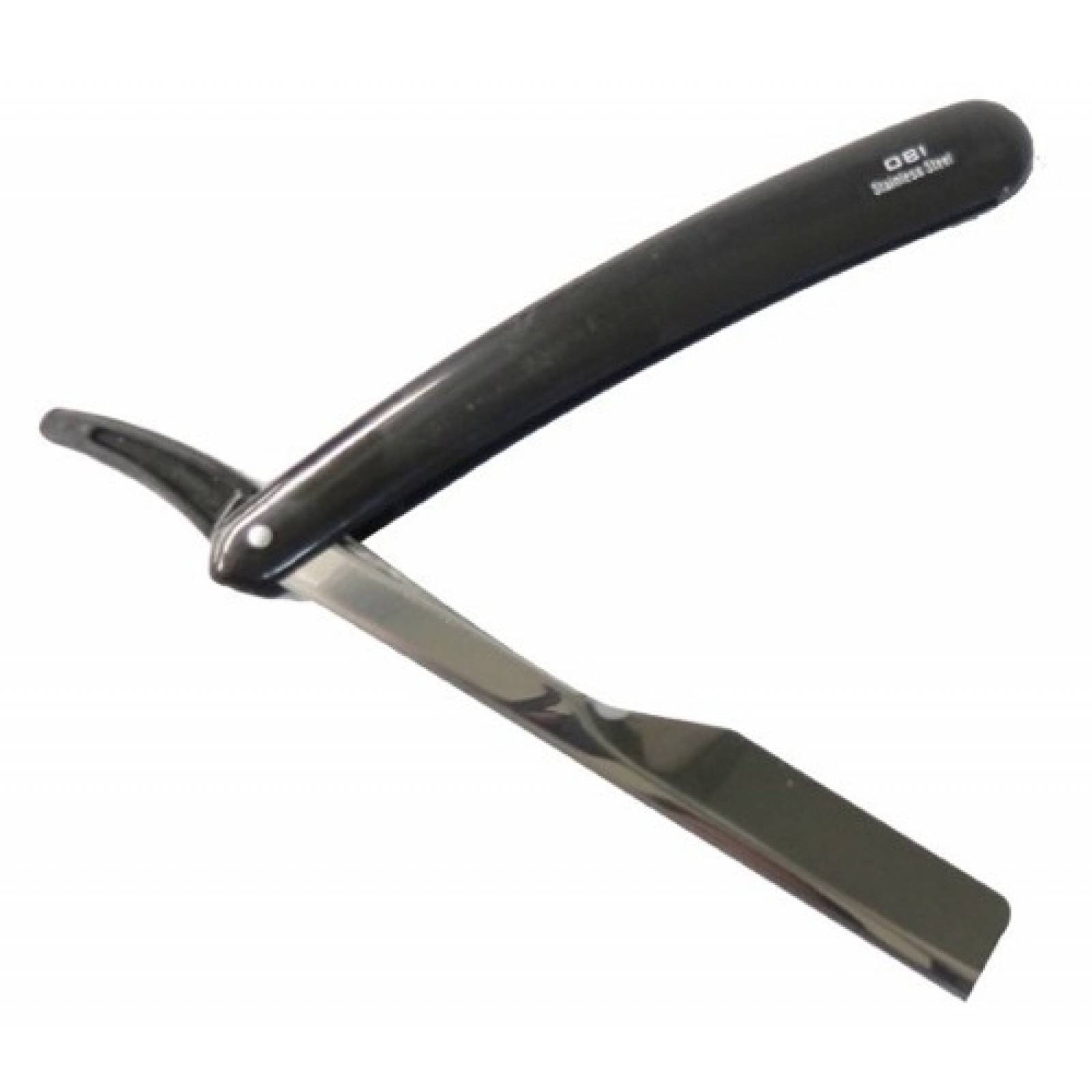 Porta Navaja Tipo Gillette De Rasurar Plegable Negra