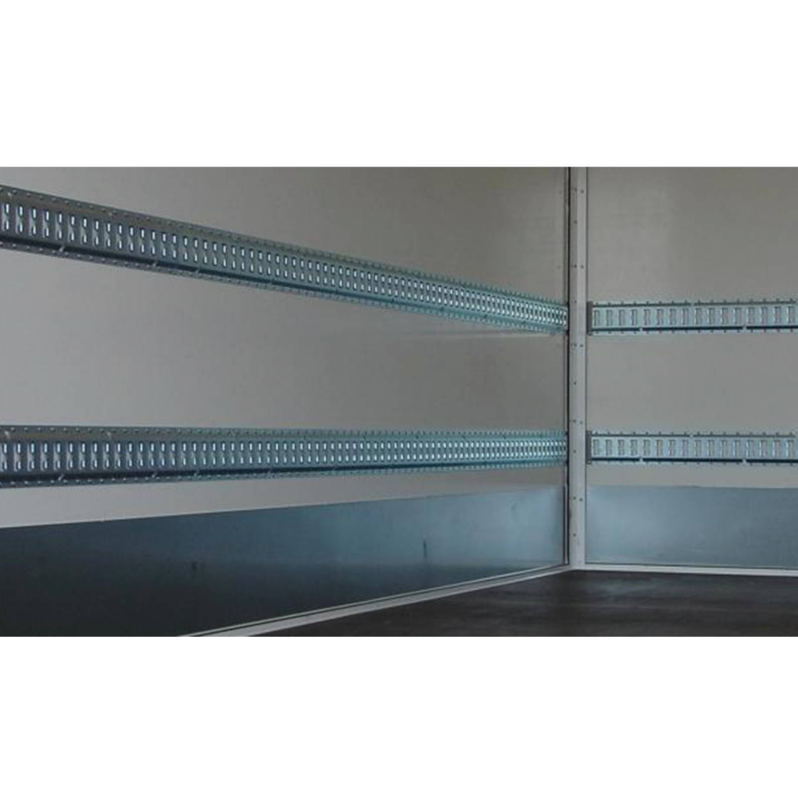 Riel Logistico Tipo E De 3 Metros Y 2.7mm Horizontal Carga