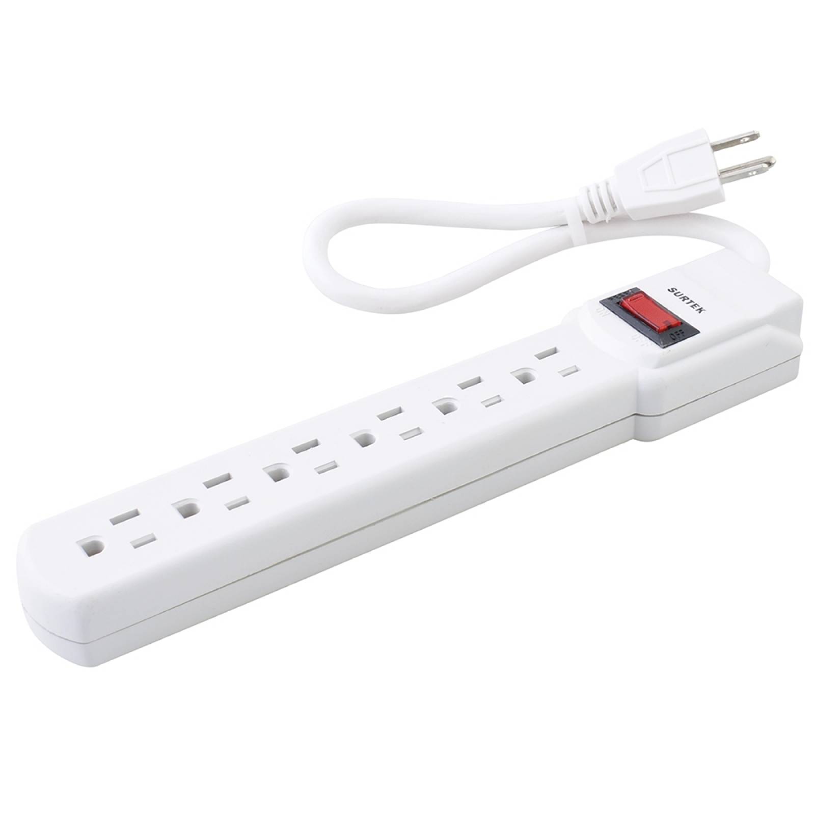 Multicontacto 6 Entradas Surtek 136201